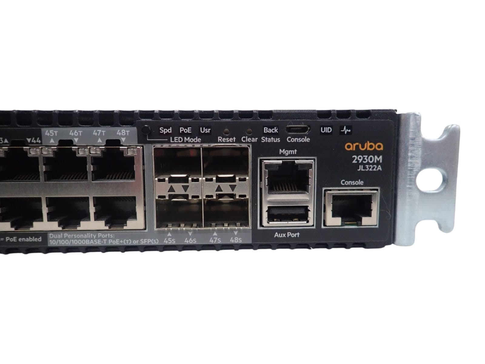 Aruba 2930M 44x Gigabit PoE 4x Combo SFP/PoE JL325A Stack 1U Switch JL322A