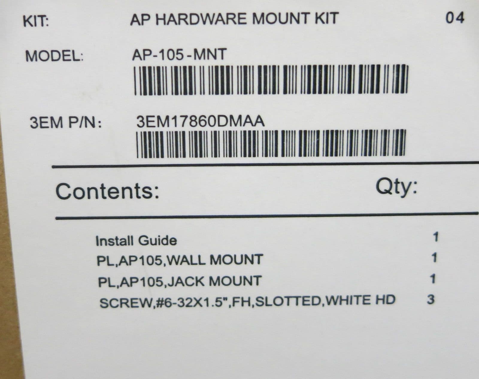 Aruba Networks AP-220-MNT-C2 Ceiling Rail Mount Kit V2