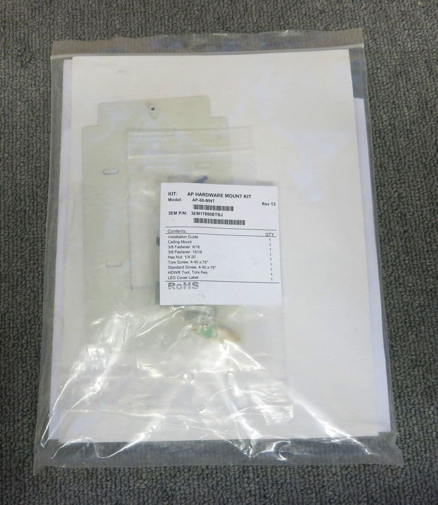 Aruba Networks AP-60-MNT Wireless Access Point Wall/Ceiling Mounting Kit