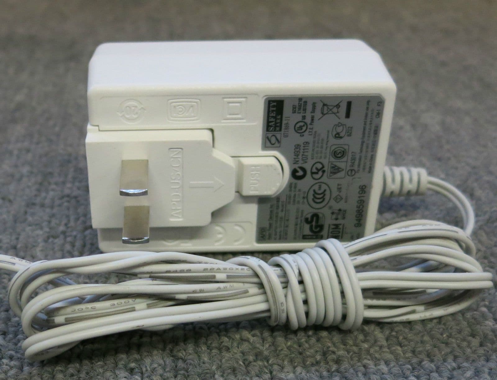 Asian Power Devices US AC Power Adapter White 12V 2A - Model WA24E12