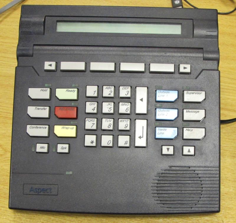 Aspect TeleSet 3 Call Centre IP Turret Phone 7000-2701 DS9B