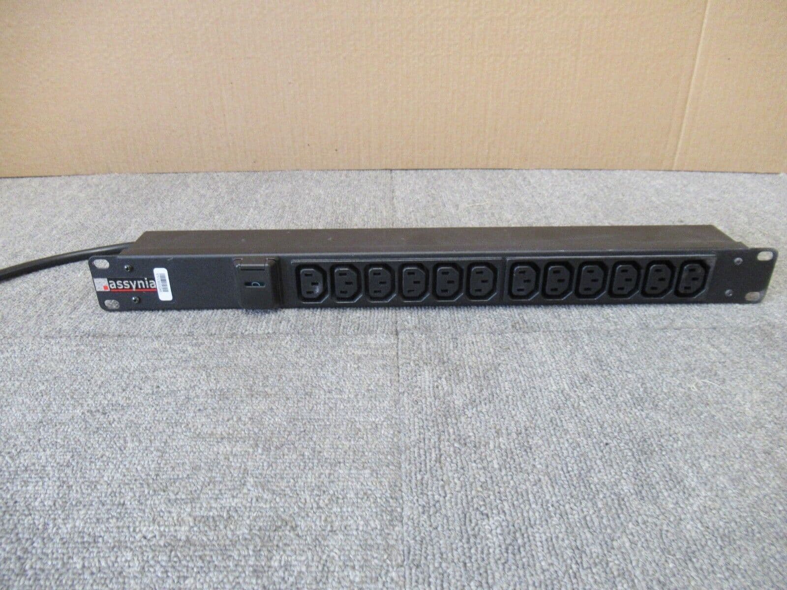 Assynia C13 Sockets 12 Way To UK 3-Pin Plug Power Distribution Units 1U ...