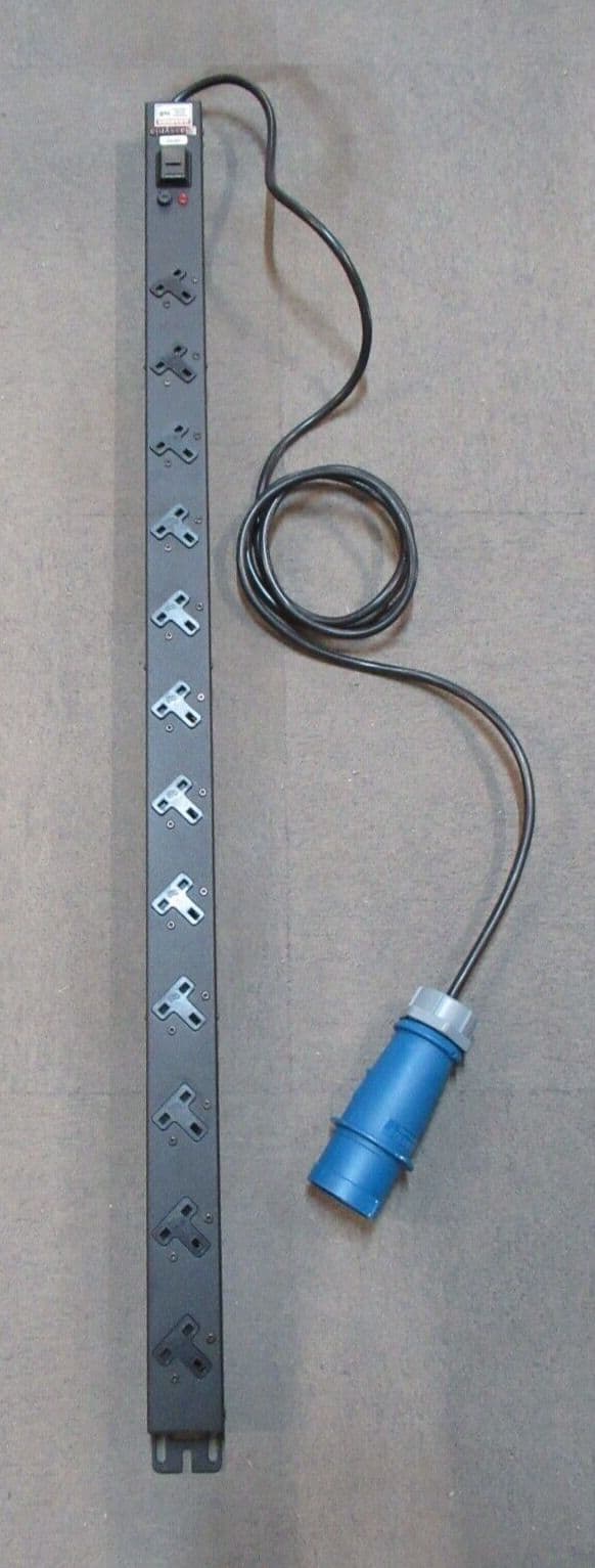 Assynia PDU UK Sockets 12 Way With 32A Commando Power Distribution ...