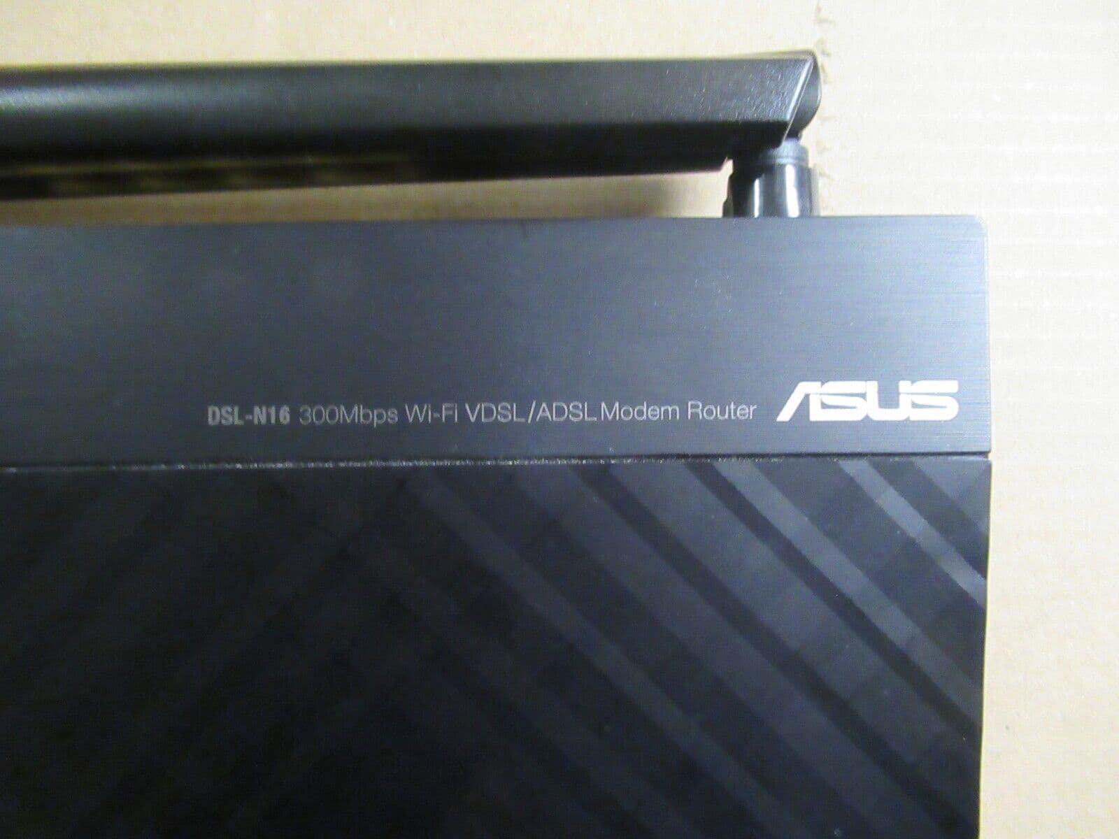 ASUS DSL-N16 300Mbps 2 4GHz Wi-Fi/ Ethernet ADSL/VDSL Wireless Modem Router
