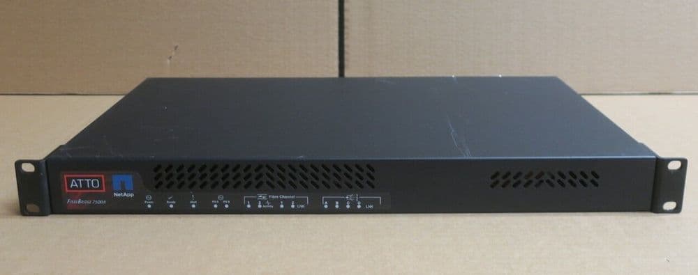 Atto FibreBridge 7500N FCBR-7500-DN1 16Gb FC to 12Gb SAS 4163-0054-R00 ...