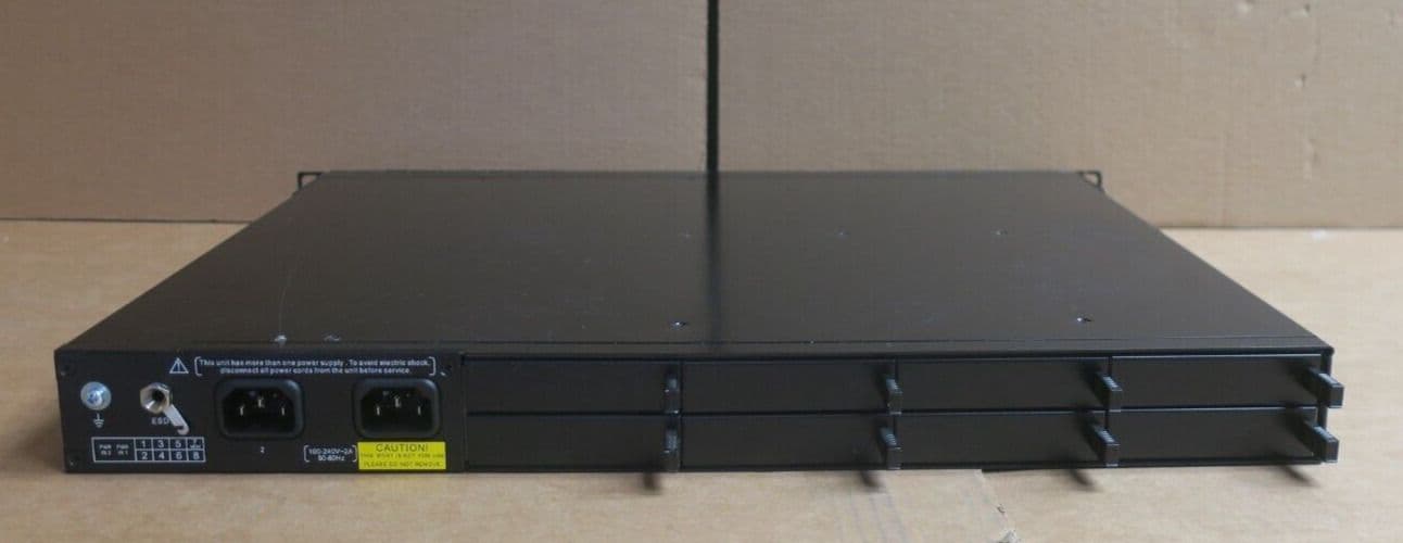 Audiocodes Mediant 1000B 1U E-SBC Gateway M1KB 2x M1K-VM-2SPAN 1x CRMX-C