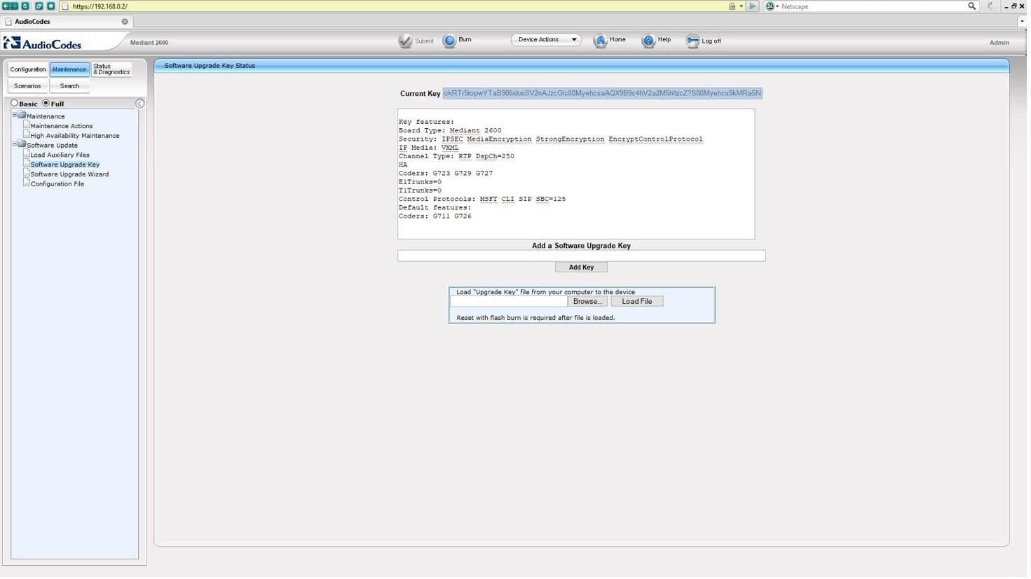 Audiocodes Mediant 2600 1U Session Border Controller SBC M2600-01/100/AC