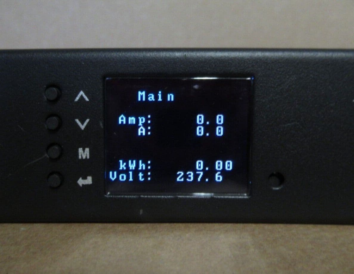 Austin Hughes InfraPower 16A Switched PDU 1U 8x C13 1xC20 H8C13-16A-W/F C20/3B-1