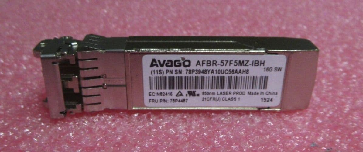Avago 16Gb/s SFP FC 850nm Fibre Channel Optical Transceiver AFBR-57F5MZ-IBH