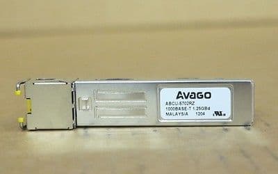 Avago ABCU-5702RZ 1 25Gbps 1000BASE-T Fibre Optic SFP Transceiver Module