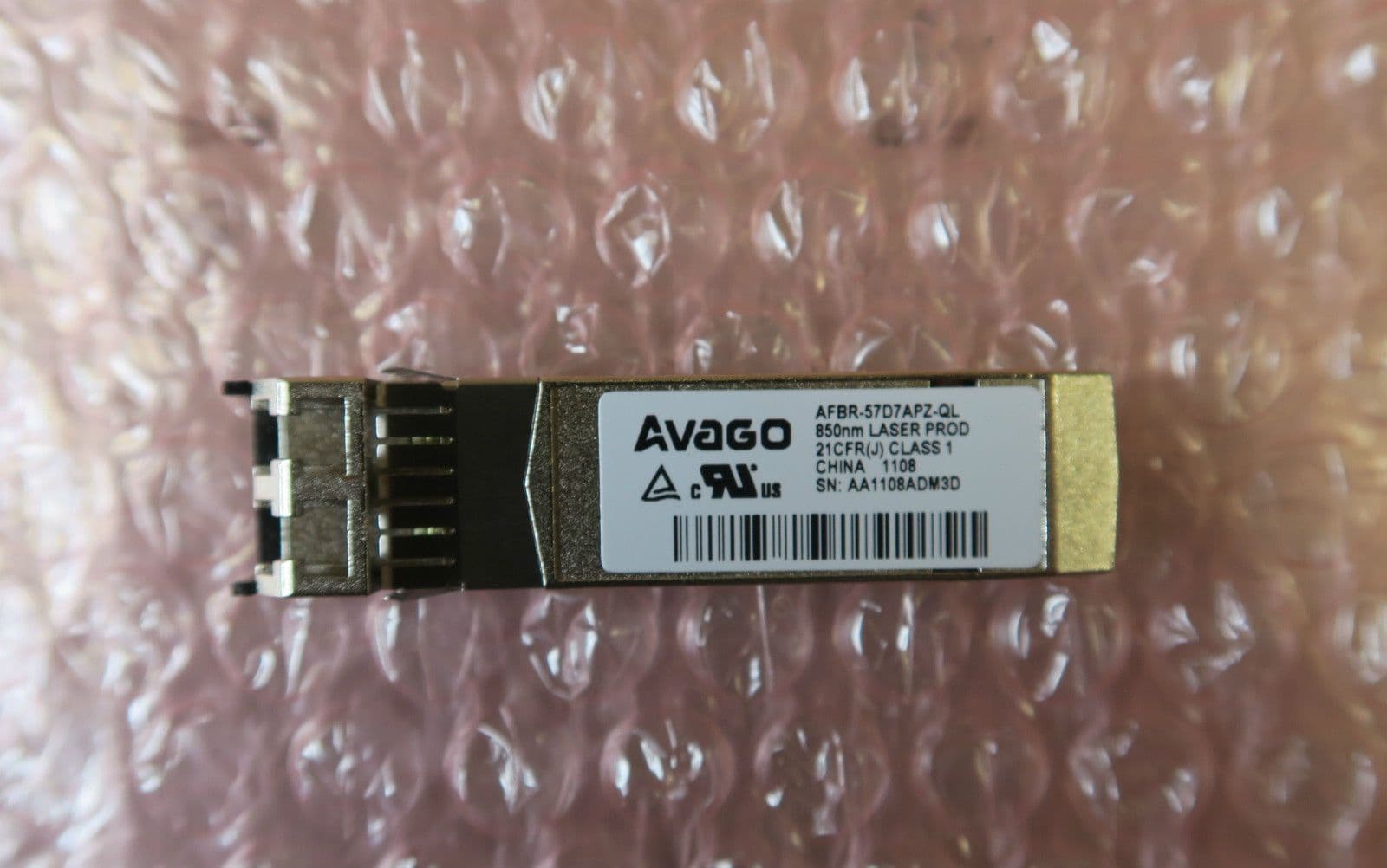 Avago AFBR-57D7APZ-QL - 850NM 8GBIT 8gbps SFP Transceiver