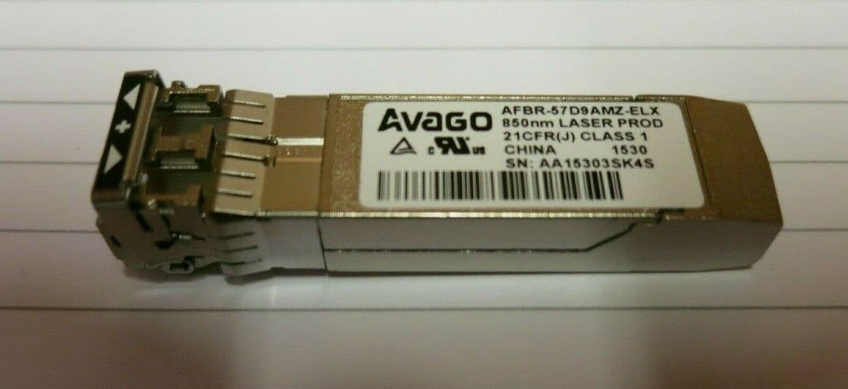 Avago AFBR-57D9AMZ-ELX 8GB SFP 850nm SW Optical Transceiver Module