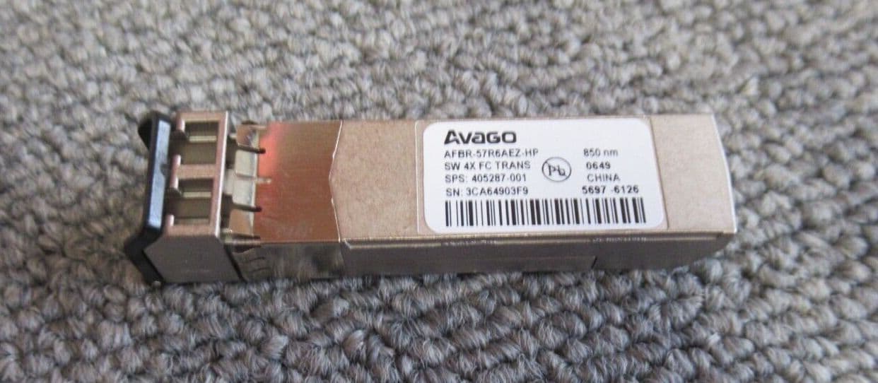Avago AFBR-57R6AEZ-HP 405287-001 4Gb SW 850nm SFP Transceiver Module