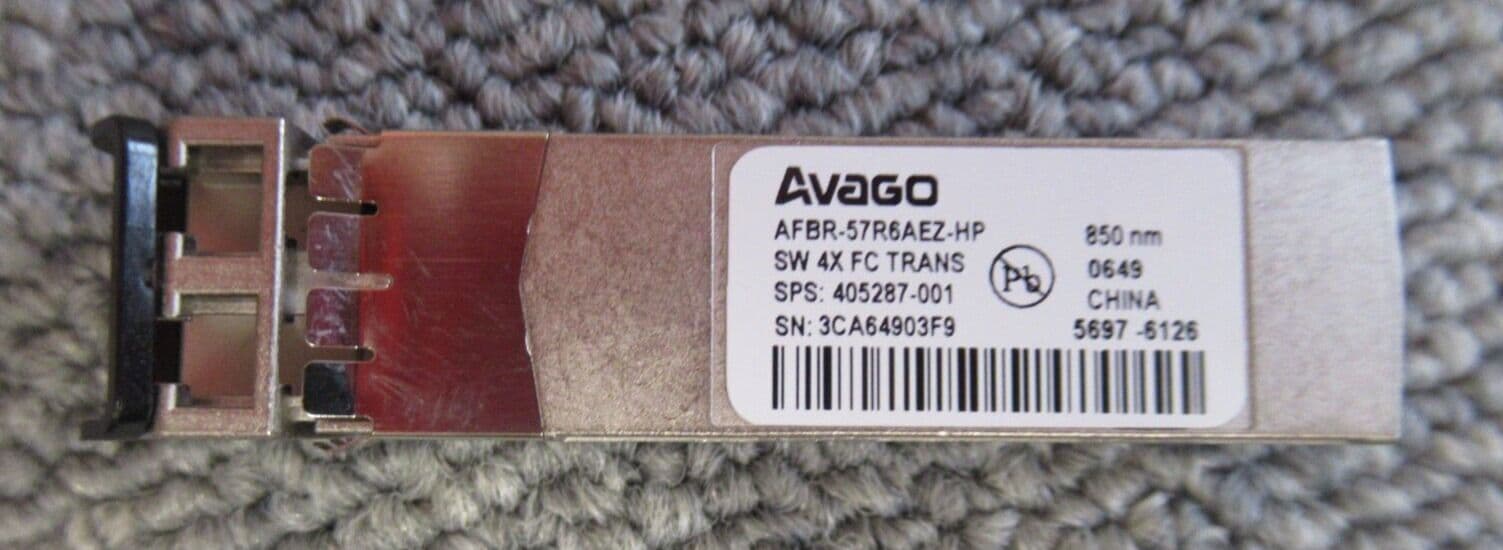Avago AFBR-57R6AEZ-HP 405287-001 4Gb SW 850nm SFP Transceiver Module