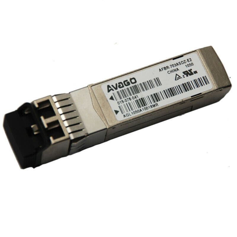 AVAGO AFBR-703ASDZ-E2 10GbE 850nm MM 10GBASE-SR LC Duplex SFP Transceiver