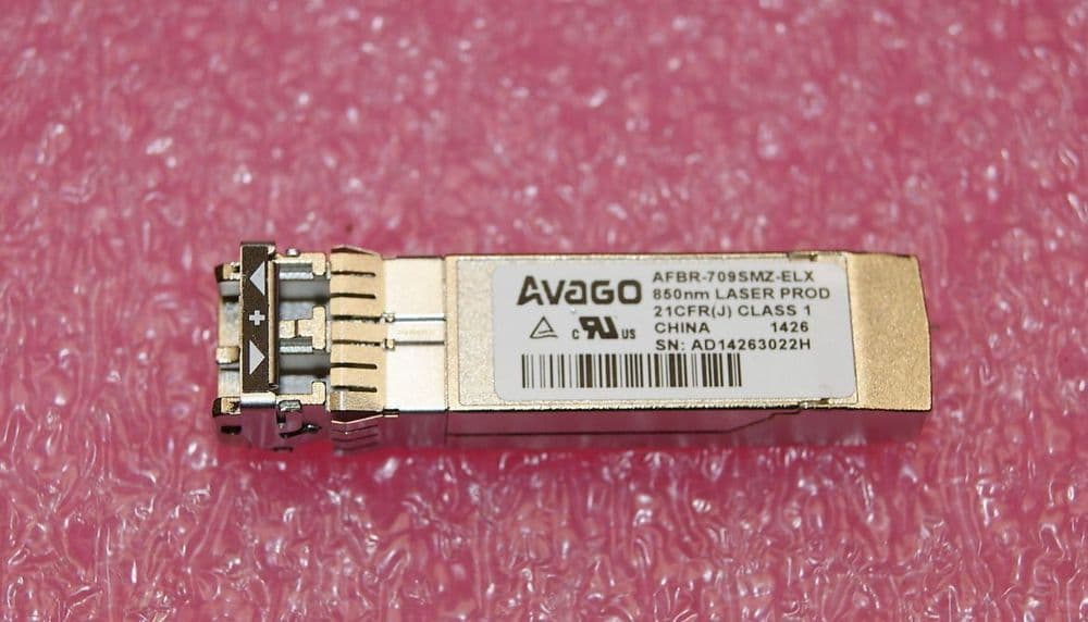AVAGO SFP S AFBR-709SMZ 10Gb Ethernet 850 nm 10GBASE-SR/SW SFP Transceiver