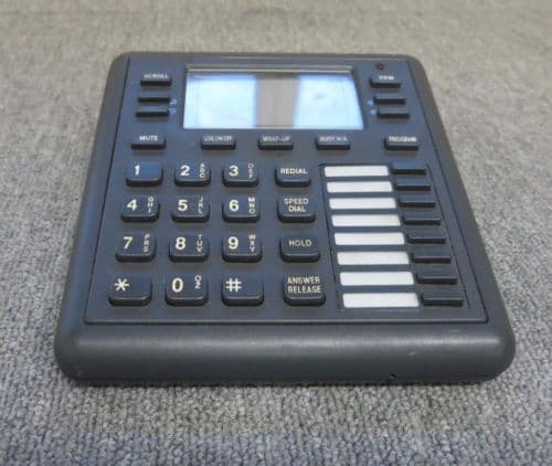 Avaya 38UTN00001SBS-SBW Index TT3 ACD Turret Phone Charcoal