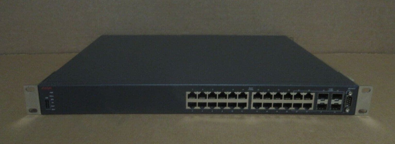Avaya 4524GT - Rack Mount 24 Port Fast Ethernet IP Routing Switch ...