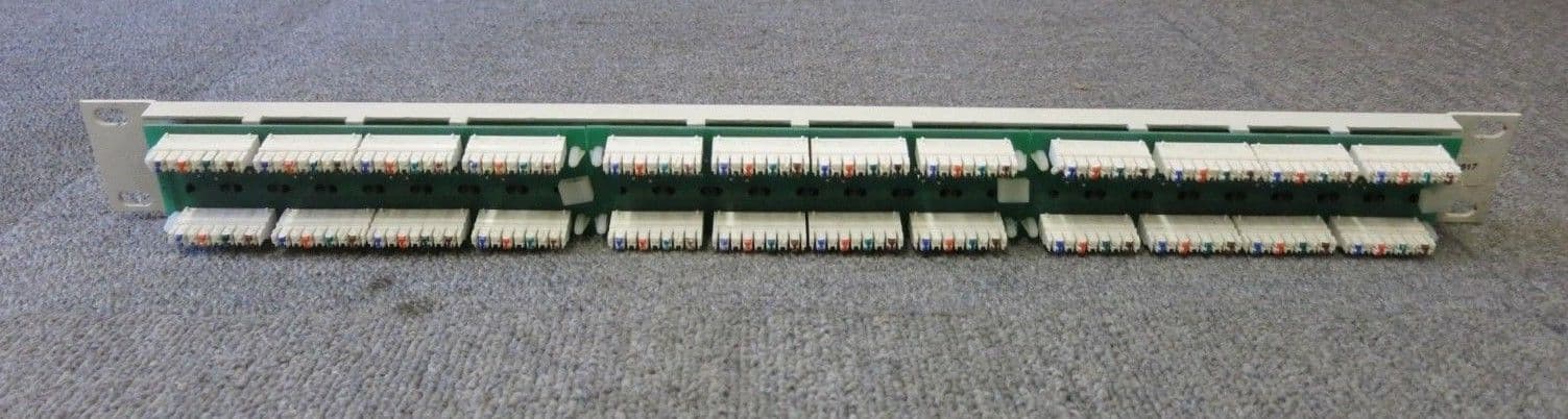 Avaya 700012917 IP600 Patch Panel 24 Port 1U 19" RJ45 Cat5 For 19" Racks