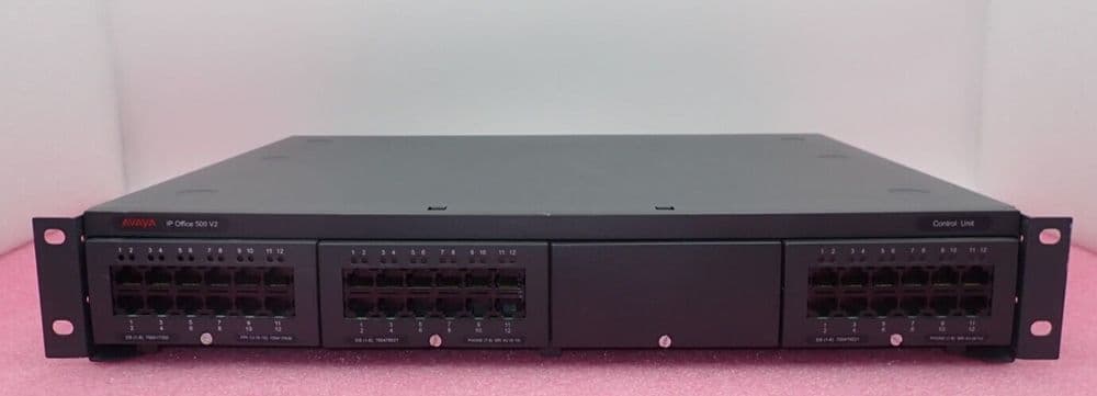 Avaya IP Office IP500 V2 IPO500v2 Control Unit 700476005 Card Modules