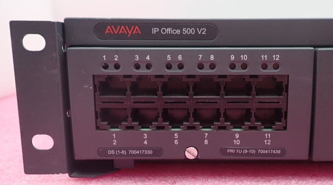 Avaya IP Office IP500 V2 IPO500v2 Control Unit 700476005 Card Modules