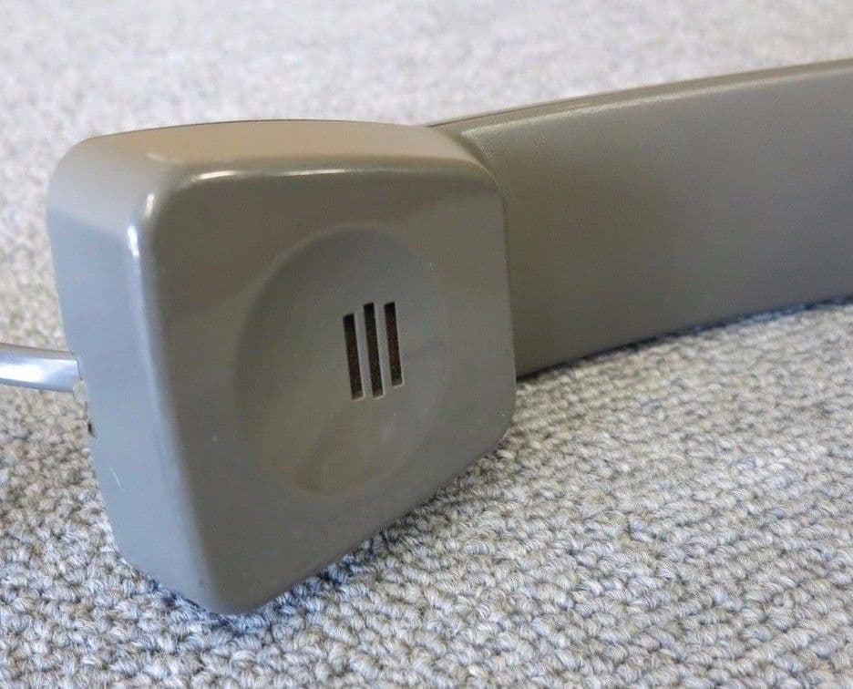 Avaya Lucent Deep Grey Replacement Telephone Handset And Curl Cord