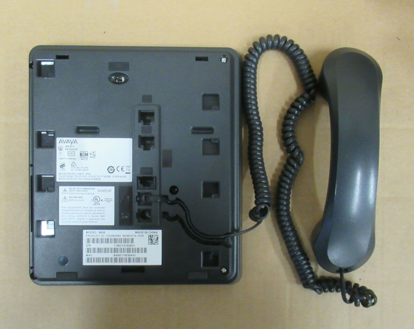 Avaya one-X 9608 Full Duplex PoE IP 8-Line Desktop Office Telephone ...