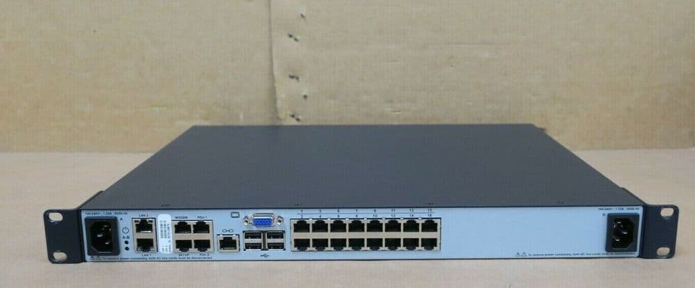 Avocent 2016 16 Port MergePoint Unity MPU2016 USB Digital KVM IP Switch