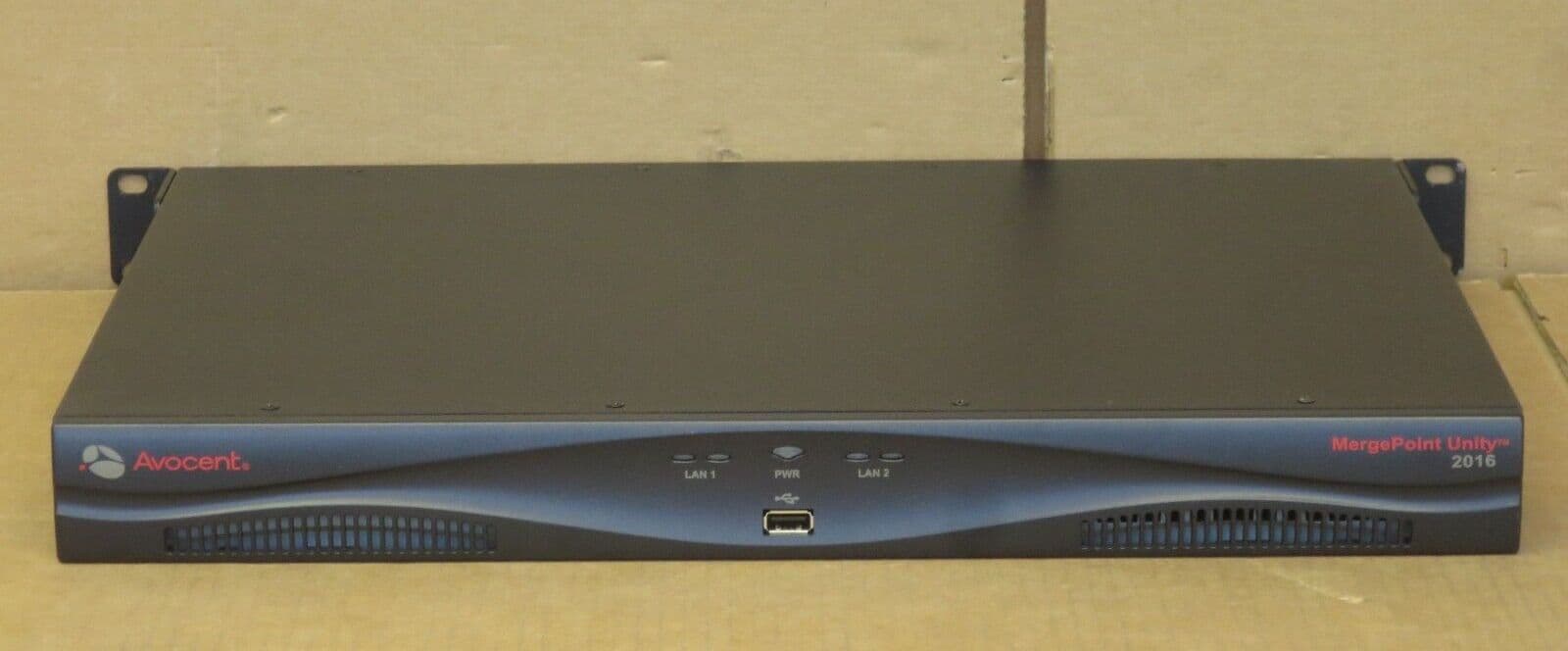 Avocent 2016 16 Port MergePoint Unity MPU2016 USB Digital KVM IP Switch