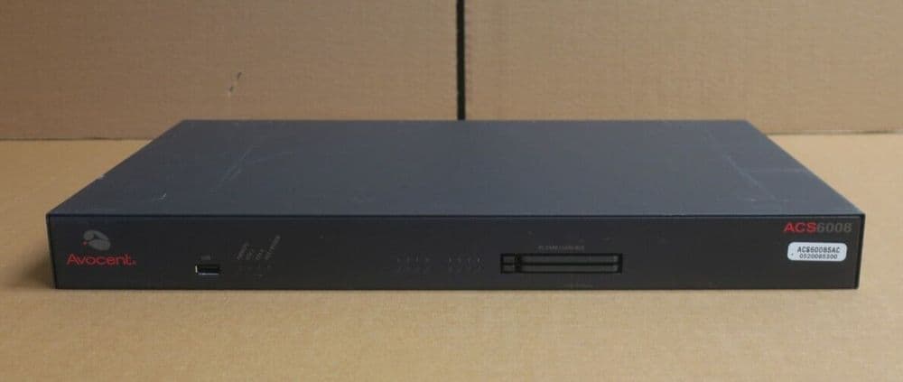 Avocent ACS 6008 8-Port Console Server SAC Single PSU Auxiliary Port ...