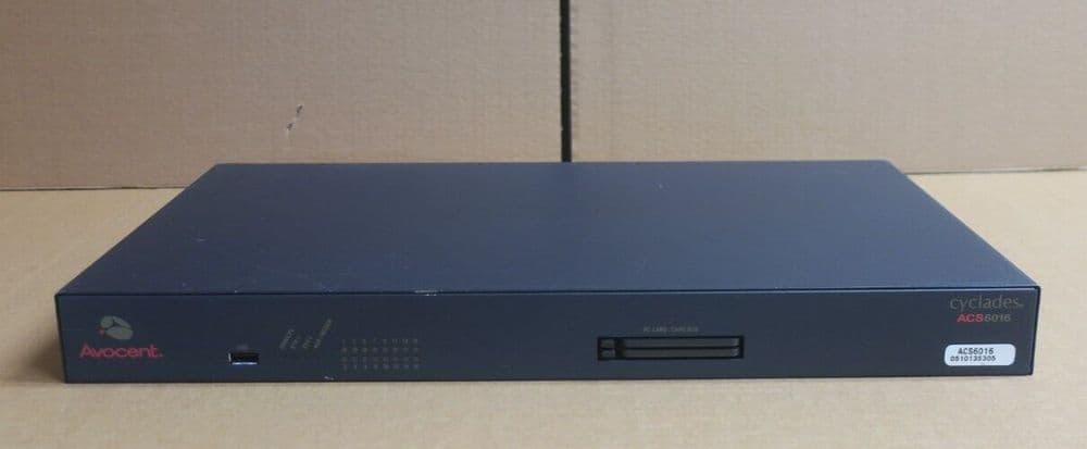 Avocent ACS 6016 16Port Console Server SAC Single PSU Auxiliary Port ...