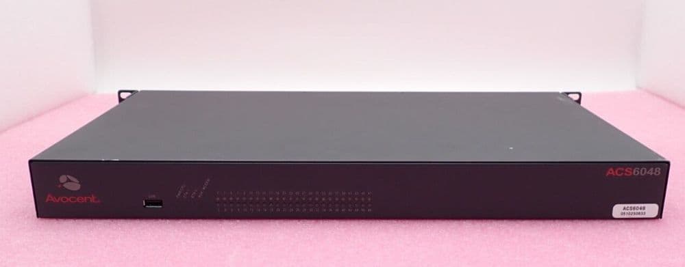 Avocent ACS6048 48-Port Advanced Console Server Dual PSU Modem ...