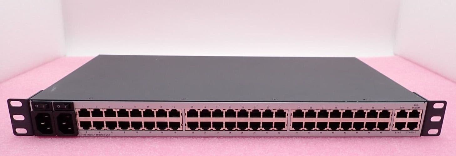 Avocent ACS6048 48-Port Advanced Console Server Dual PSU Modem ...