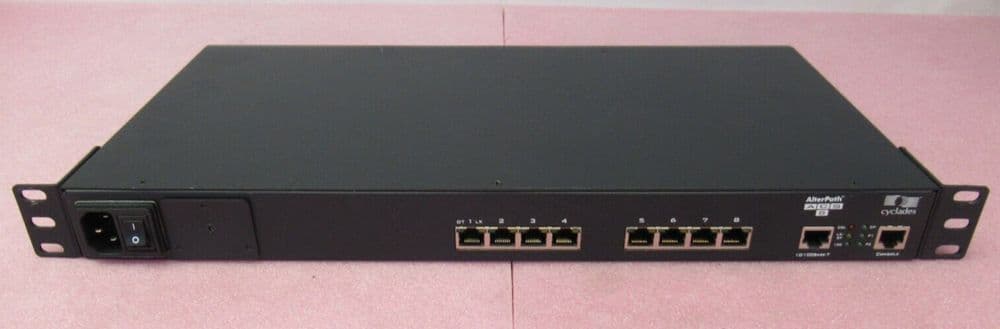 Avocent Alterpath Cyclades ACS8 8-Port SAC Single PSU Serial Console Server