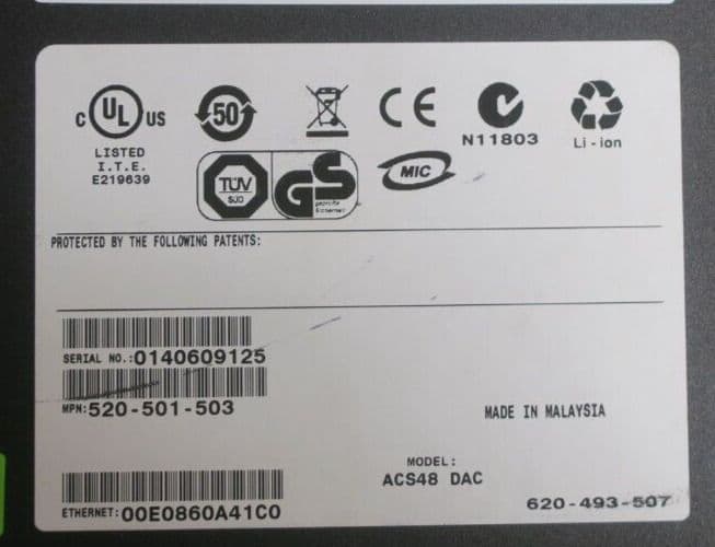 Avocent Cyclades ACS48 48-Port Serial Console Server DAC Dual PSU 520 ...