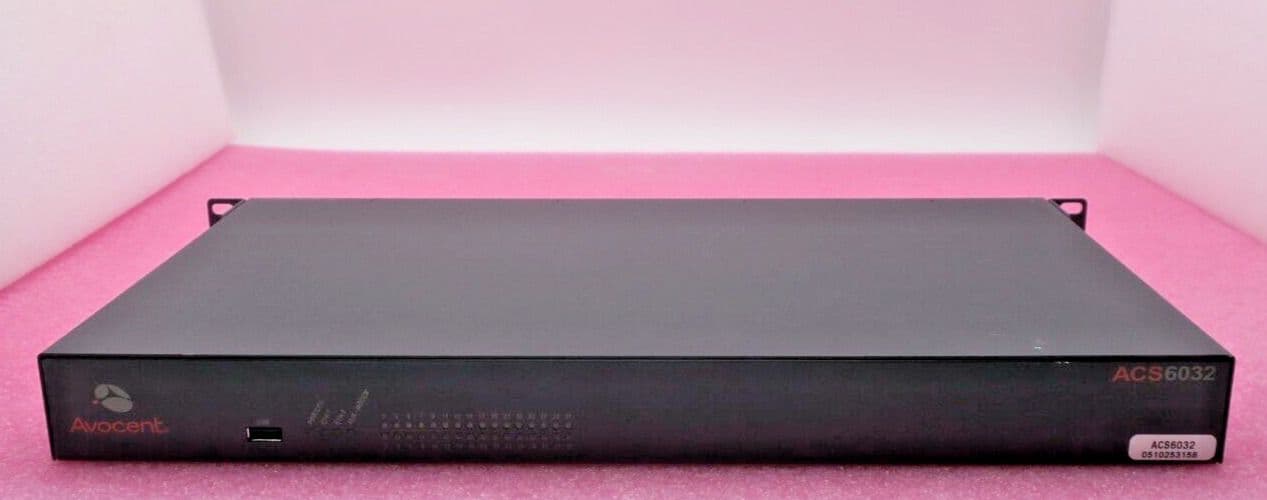 Avocent Cyclades ACS6032 32-Port Advanced Console Server Dual PSU 520 ...