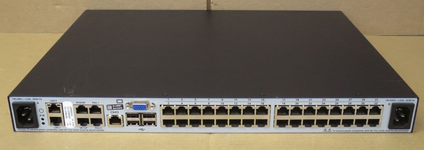 Avocent MergePoint Unity 8032 - Digital KVM 32 Port Over IP Rackmount ...