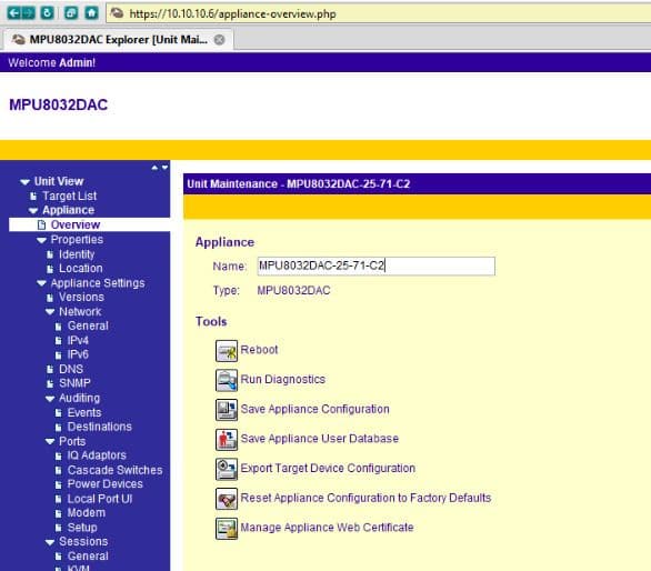 Avocent MergePoint Unity 8032 - Digital KVM 32 Port Over IP Rackmount ...