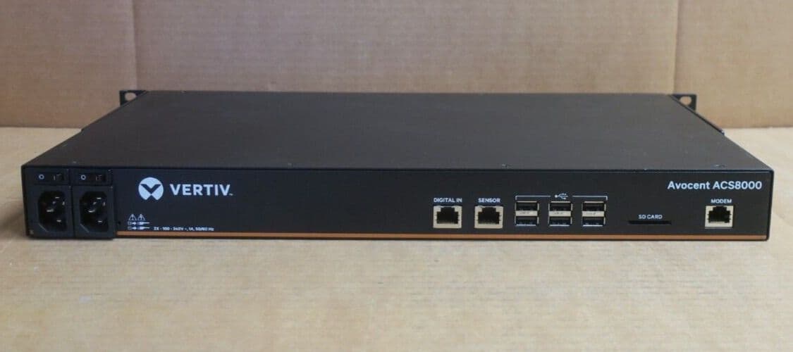 Avocent Vertiv ACS8000 48-Port Advanced Console Server DAC Dual PSU ...