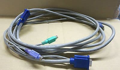 AWM E101344 Style 2919 KVM Switch Cables Low Voltage 7ft - LL80671