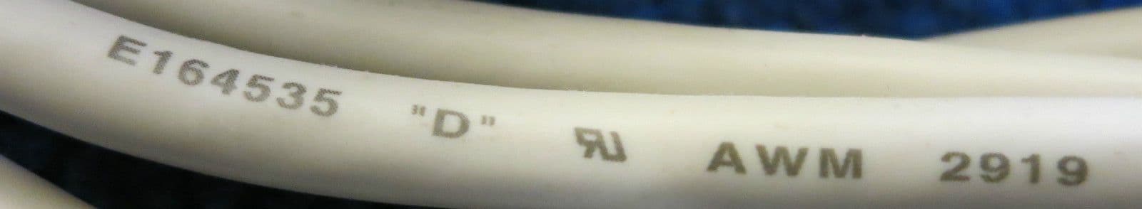AWM E164535 Style 2919 LL12842 PS/2 KVM Switch Cable