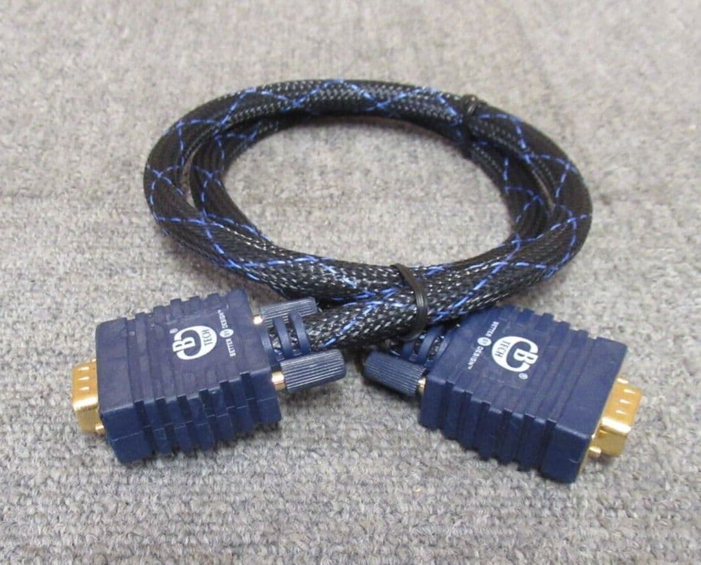 B-Tech BTXLR15-008 VGA 15-Pin Male To VGA 15-Pin Male Blue 0 8M Monitor ...