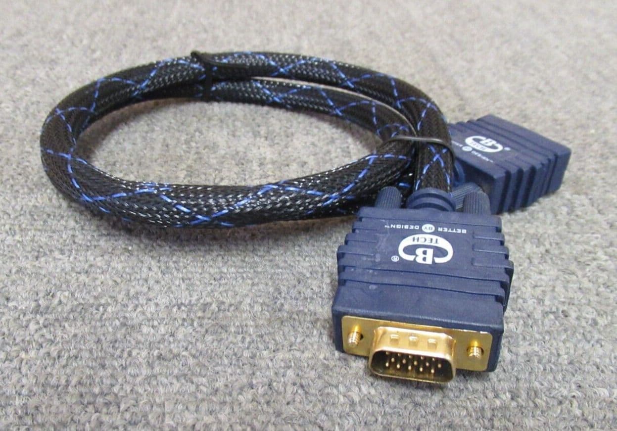 B-Tech BTXLR15-008 VGA 15-Pin Male To VGA 15-Pin Male Blue 0 8M Monitor ...