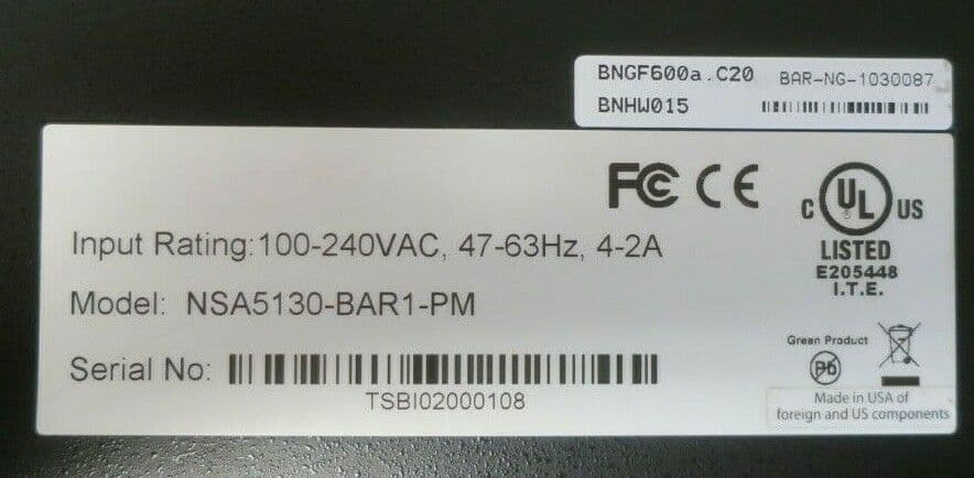 Barracuda NextGen Firewall Appliance F600 12x Gigabit Ethernet Port ...