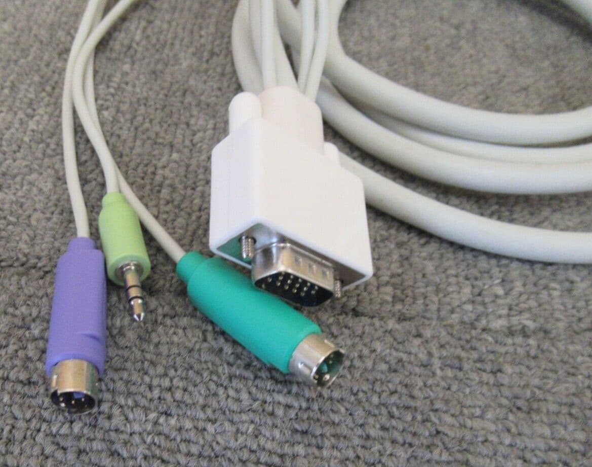 Belkin F1DG102P Flip 2 Port KVM Switch with Remote/Audio For PS/2 VGA ...