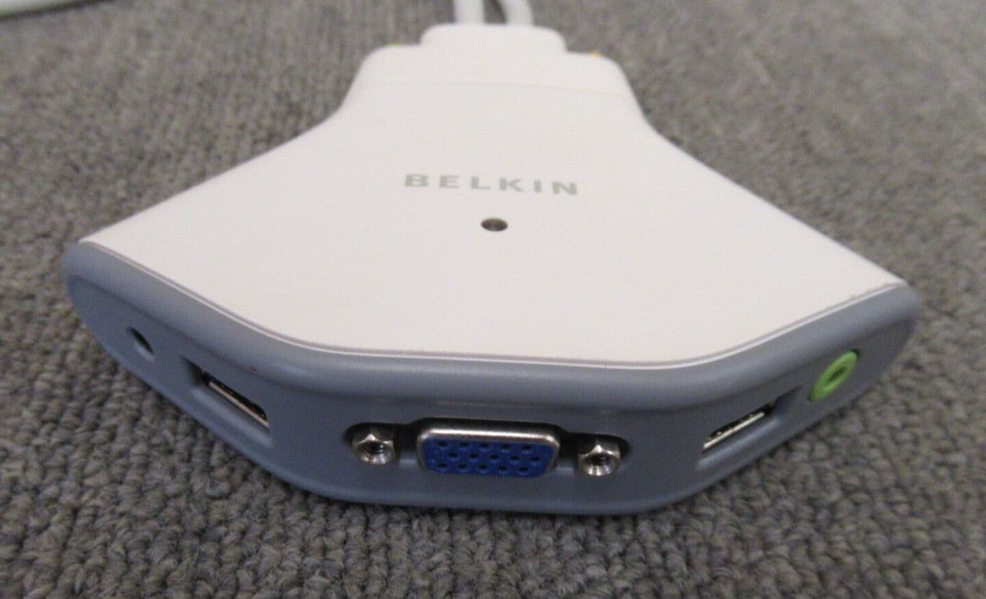 Belkin F1DG102U Flip 2 Port KVM Switch with Remote/Audio For USB VGA ...