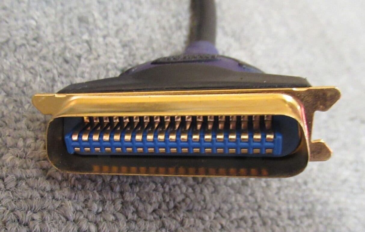 Belkin F2A04610GLD A-B Gold Series IEEE 1284 Parallel Printer Cable 10Ft 3M