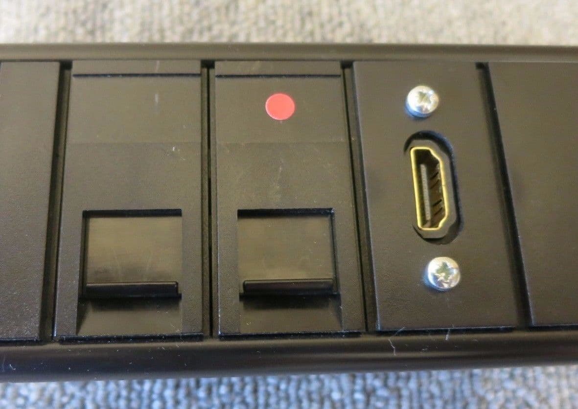 Bench Mountable PDU with 2 x UK Sockets 2 x USB Ports 2 x RJ45 Ports 1 ...