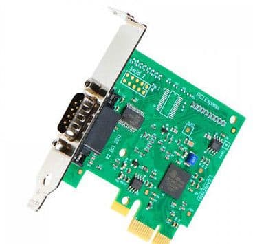 Brainboxes IX-150 Intashield Low Profile PCIe 1x RS232 Serial Card Adapter