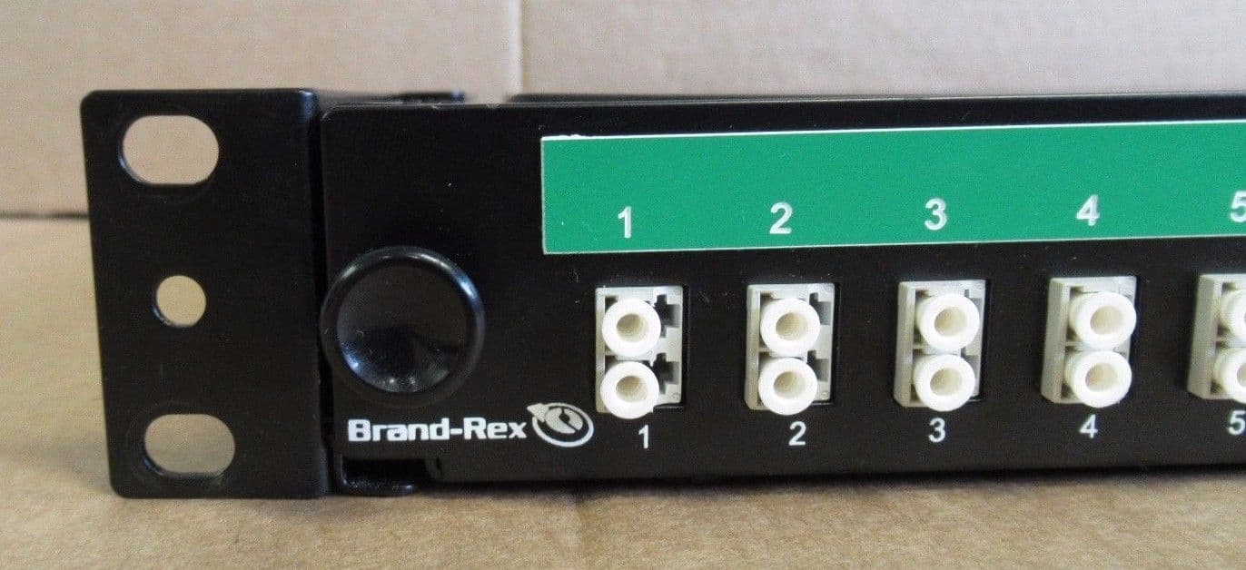 Brand-Rex 19" 24 Port LC Rack Mount Fibre Patch Panel 1U